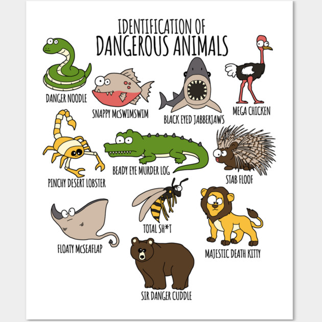 harmful animals chart