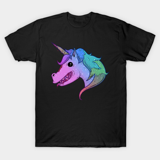 evil dark unicorn