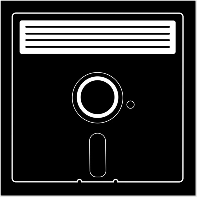 floppy disk wall art