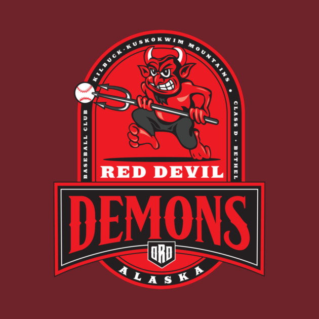 Red Devil Alaska Demons - Halloween - T-Shirt | TeePublic