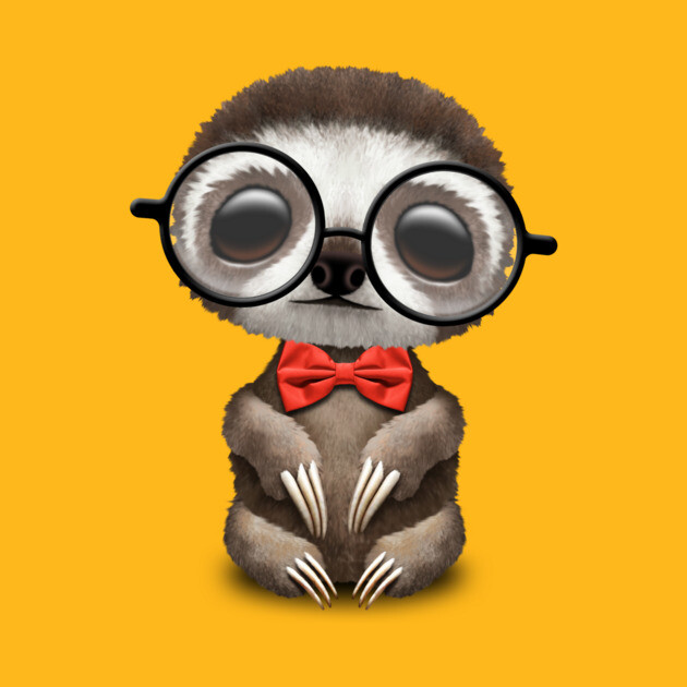 cute nerdy animals
