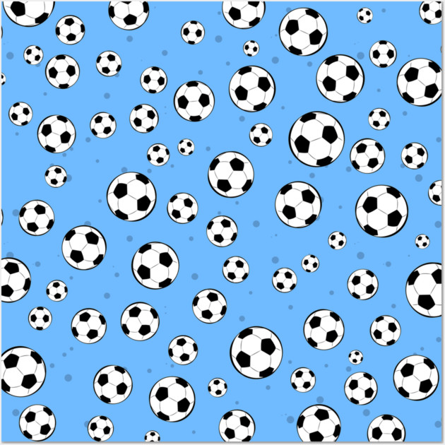 soccer ball print pattern