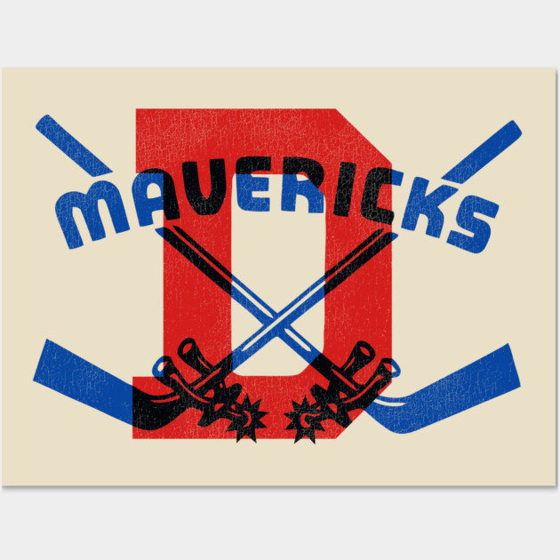 Defunct Denver Mavericks Hockey Team - Hockey - Posters and Art Prints ...