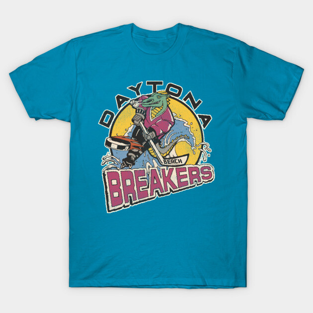 Defunct Daytona Beach Breakers Hockey Team - Hockey - T-Shirt | TeePublic