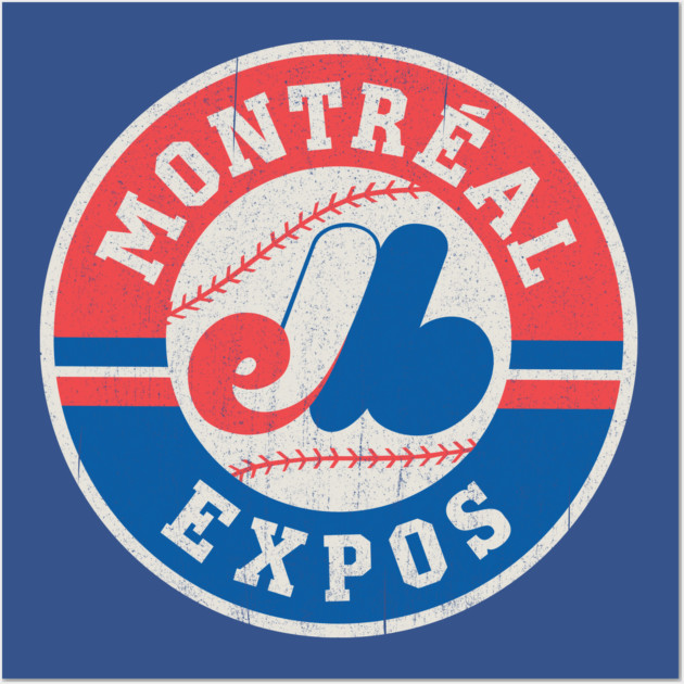 Hat Stickers Montreal Expos Vintage Logo - Montreal Expos - T-Shirt ...