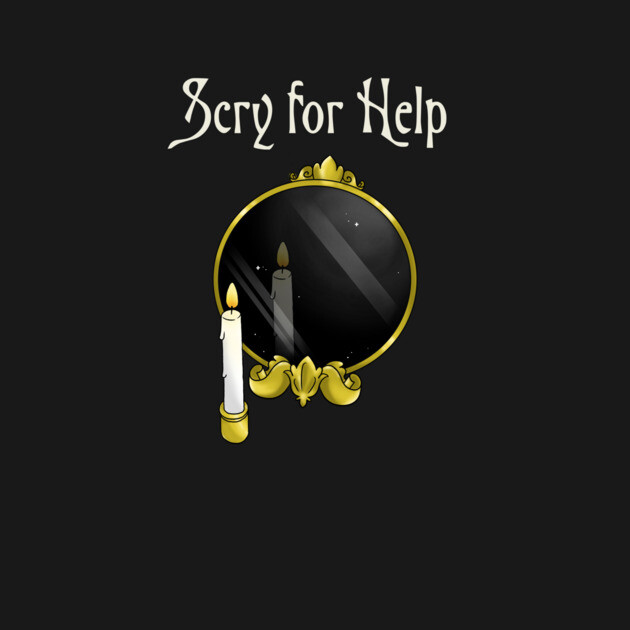 Scry for Help - Scrying Mirror for Fortune Tellers - Scrying Mirror - T ...