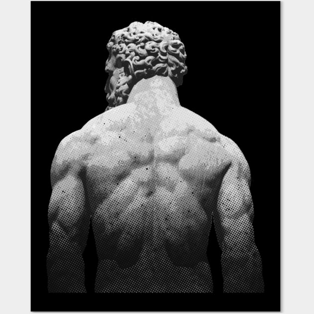 hercules statue back