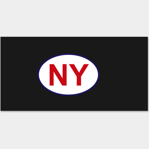 New York State Sticker - Red White And Blue - Posters and Art Prints ...