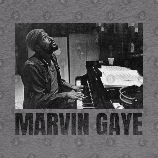 marvin gaye simple urban black n white - Marvin Gaye - Hoodie | TeePublic