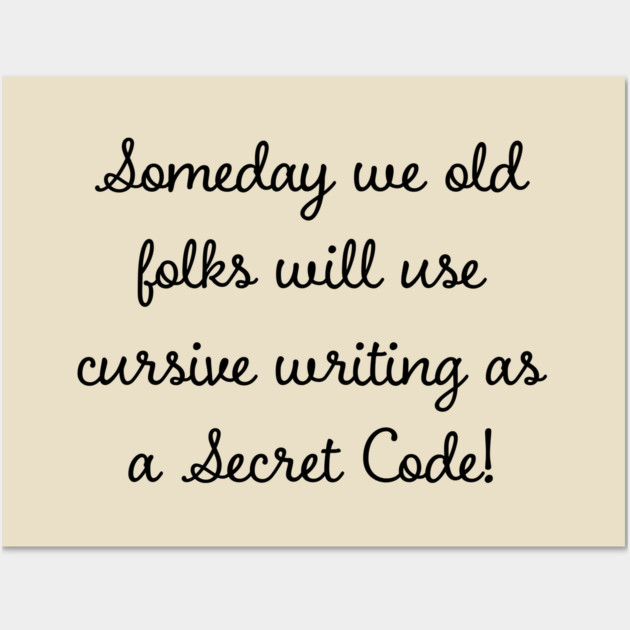 how to write will in cursive