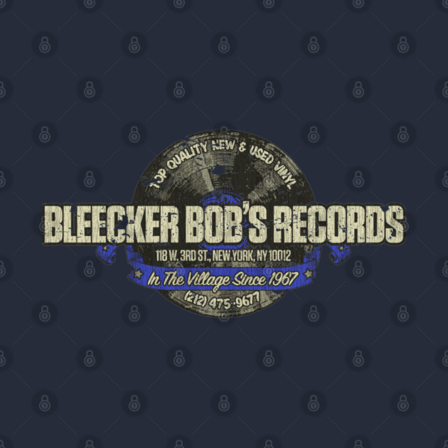 Bleecker Bob's Records - Records - T-Shirt | TeePublic