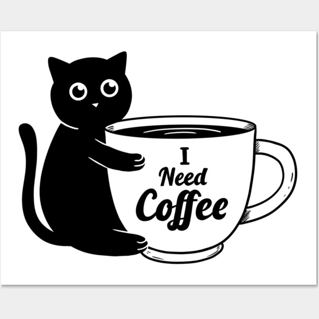 need coffee cat