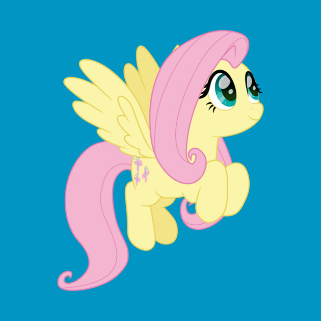 fluttershy flying vector