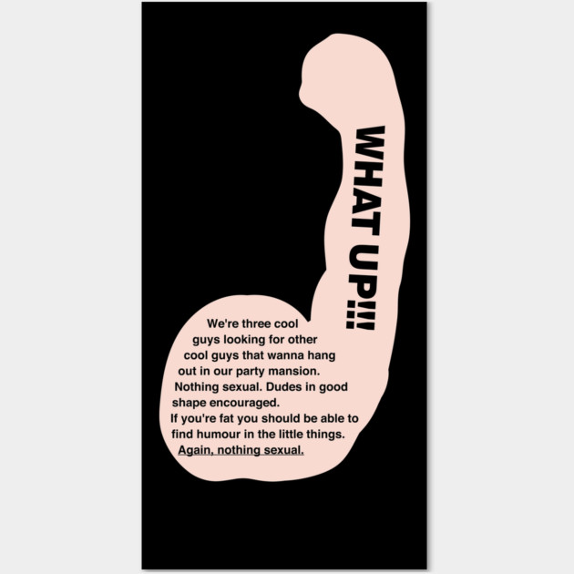 Three Cool Guys Party Mansion Invite - Its Always Sunny In Philadelphia ...