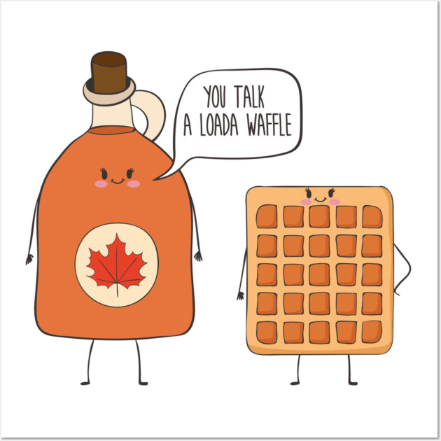funny waffle cartoon
