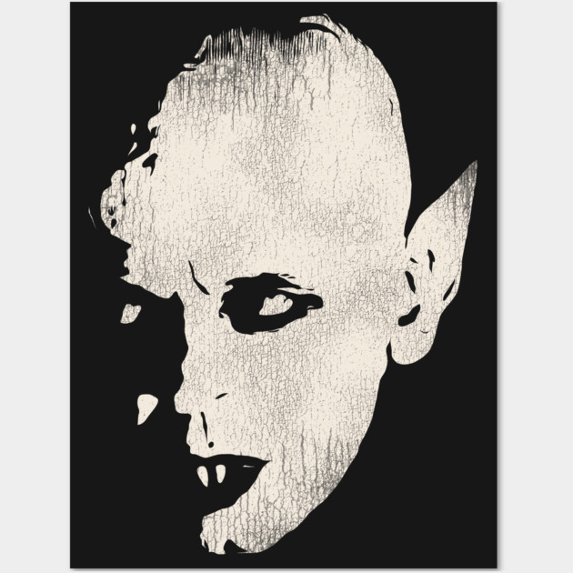 nosferatu face drawing