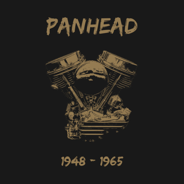Panhead Engine - Vintage - T-Shirt | TeePublic