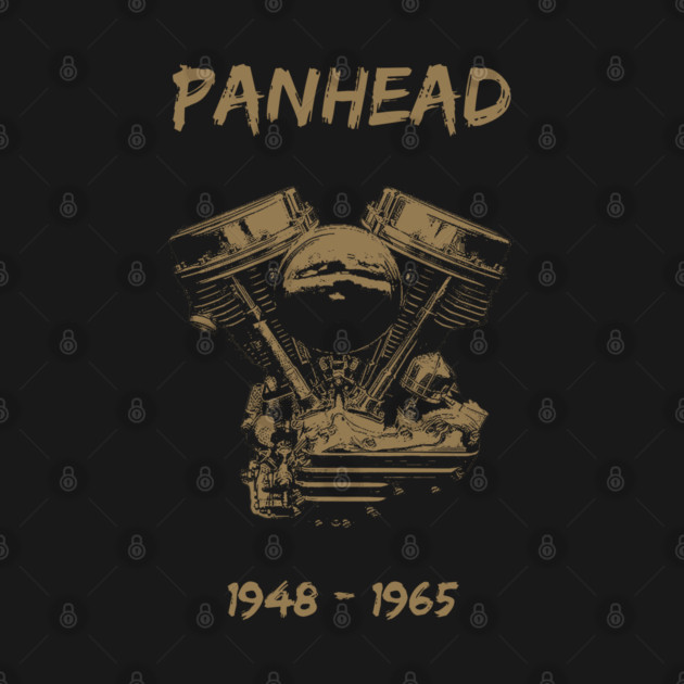 Panhead Engine - Vintage - T-Shirt | TeePublic