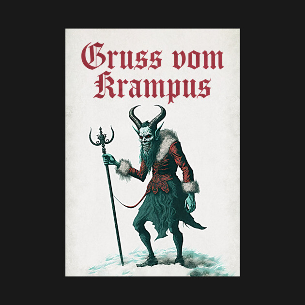 gruss vom krampus t shirt