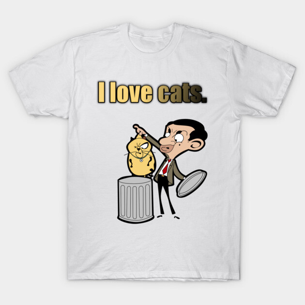 Mr. Bean with scrapper - Mr Bean - T-Shirt | TeePublic