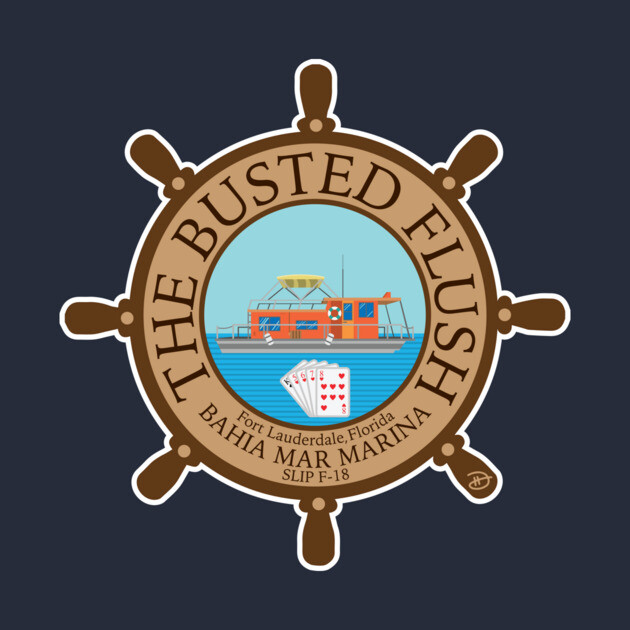 The Busted Flush - Primary - Travis Mcgee - T-Shirt | TeePublic