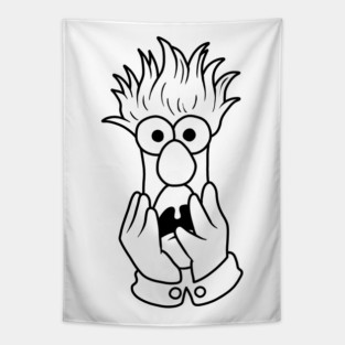 beaker drawing muppets