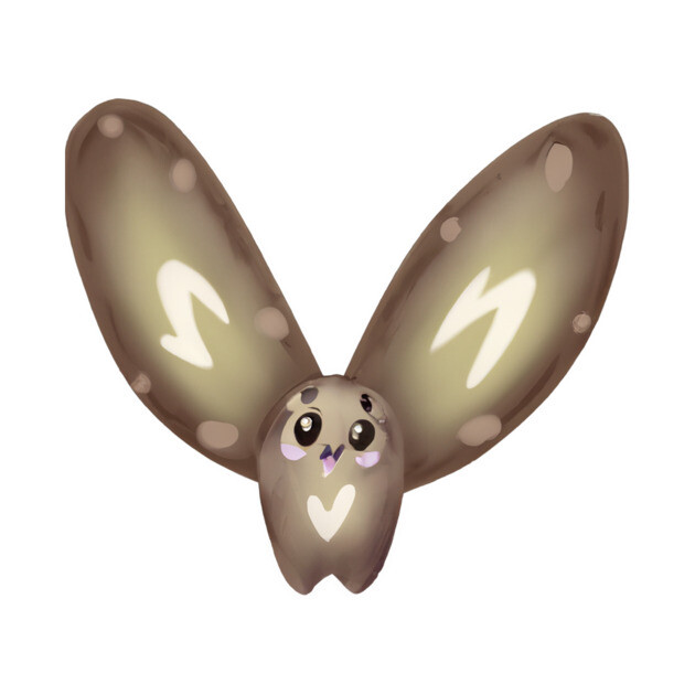 cute moth drawing