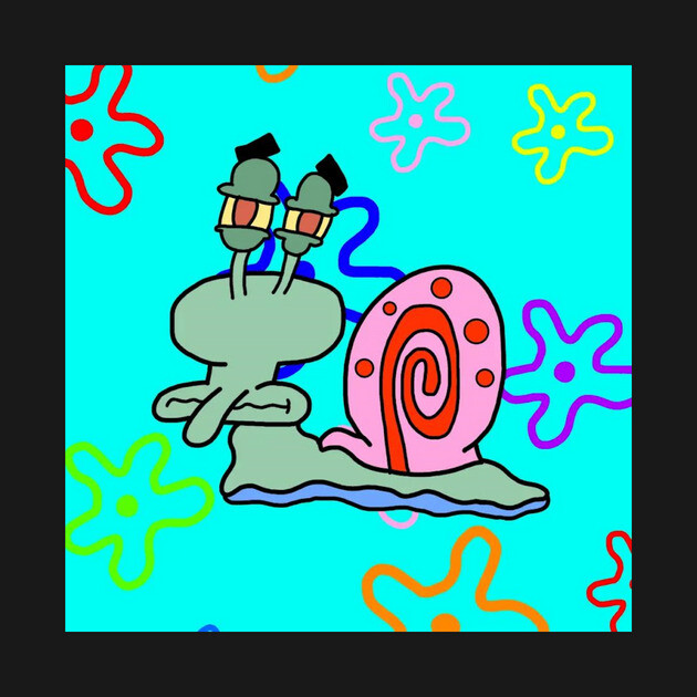Squidward Snail - Mushriah333 - T-Shirt | TeePublic