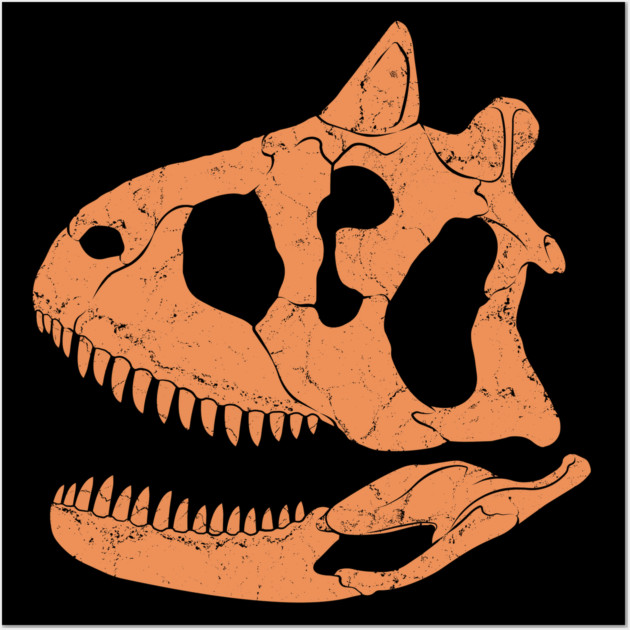 carnotaurus skeleton drawing