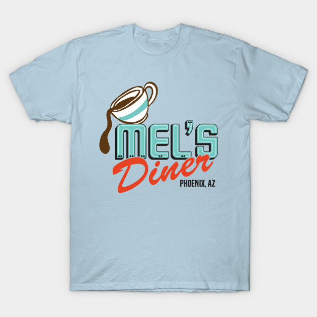 Mel's Diner - 1980s Tv - T-Shirt | TeePublic