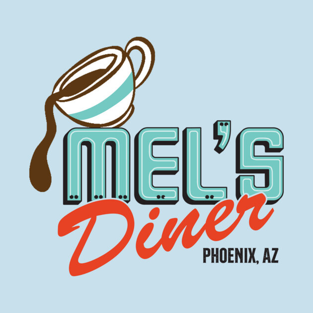 Mel's Diner - 1980s Tv - T-Shirt | TeePublic