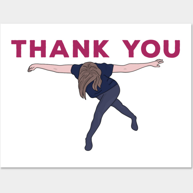 Thank You bowing funny meme - Thank You Gift - Posters and Art Prints ...