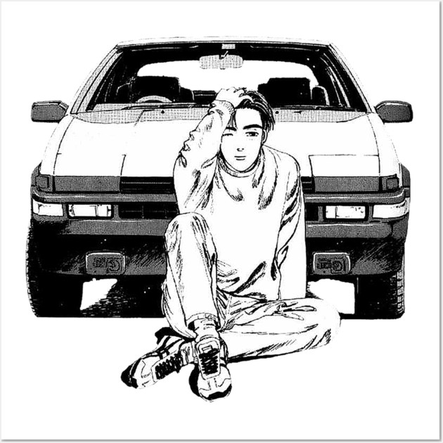 initial d wall art