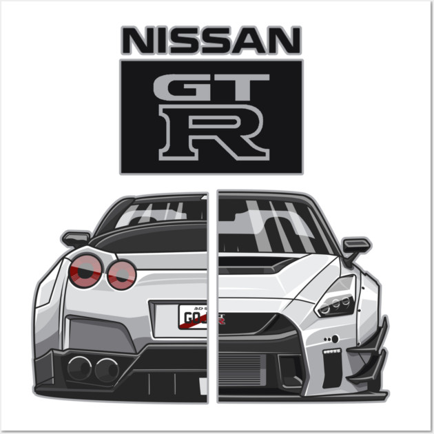 Widebody Nissan Skyline GTR R35 - Cars - Posters and Art Prints | TeePublic