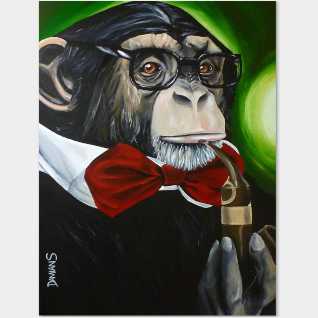 funny monkey wall art