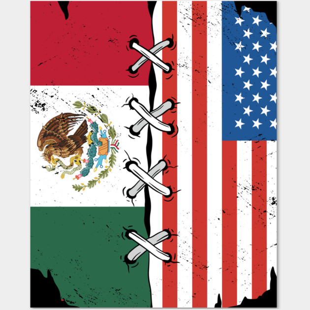 mexican flag artwork