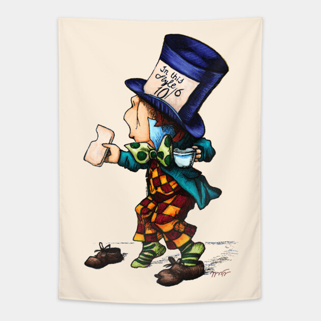 mad hatter coloring book