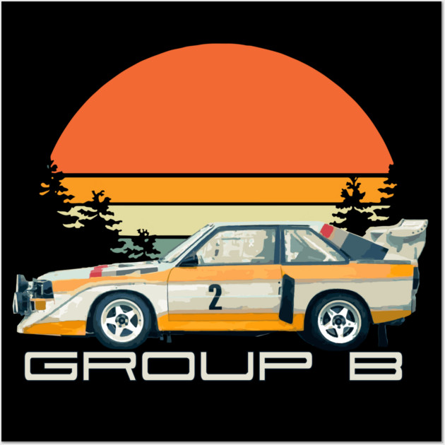 Sport S1 E2 A2 Group B Rally Car Stig Blomqvist, Mikkola and Walter ...