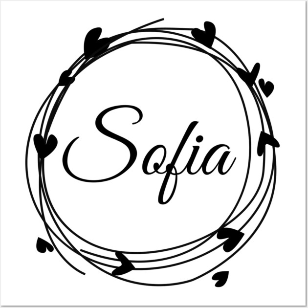 sofia name design font