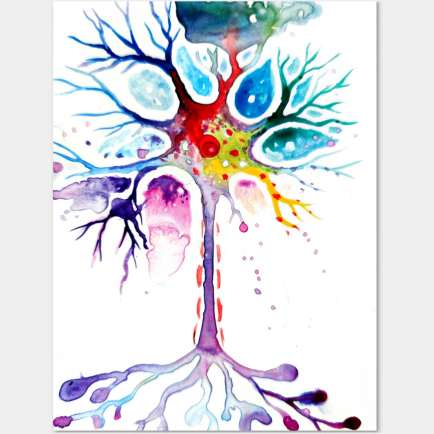 neuron art print