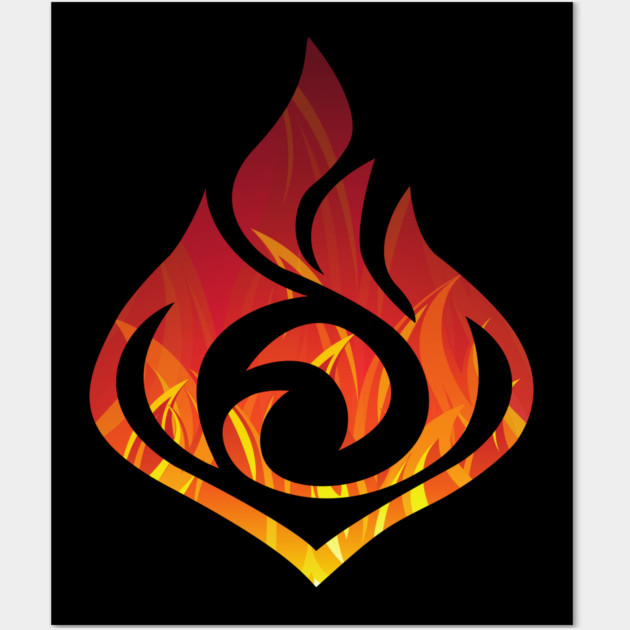 fire element wall art