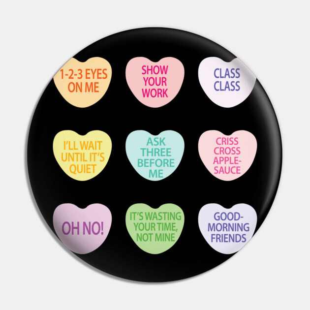 funny conversation hearts for teachers