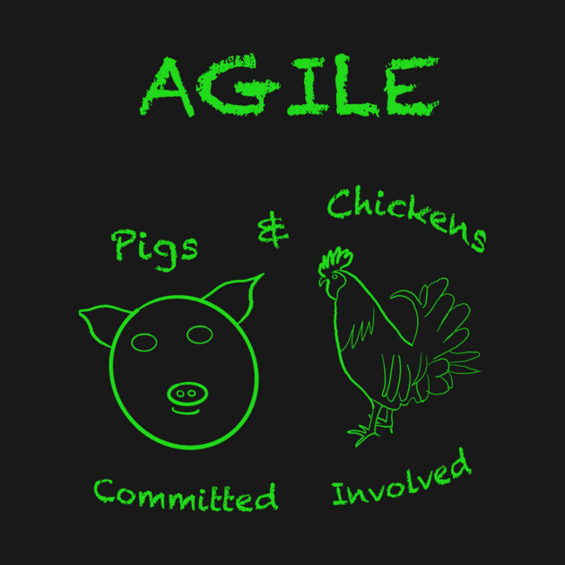 Agile Software Development, Pigs and Chickens Illustration - Software ...