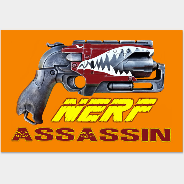 nerf wall stickers