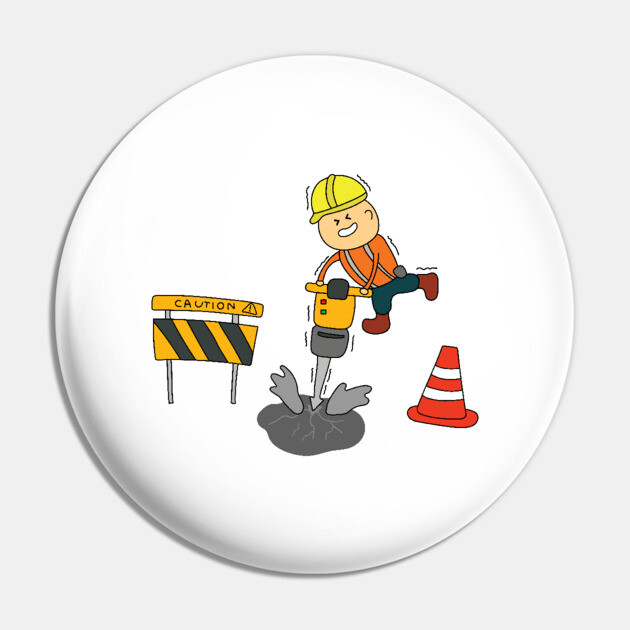 funny construction worker