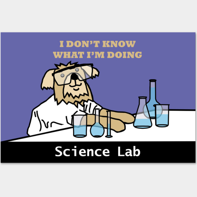 funny science lab posters