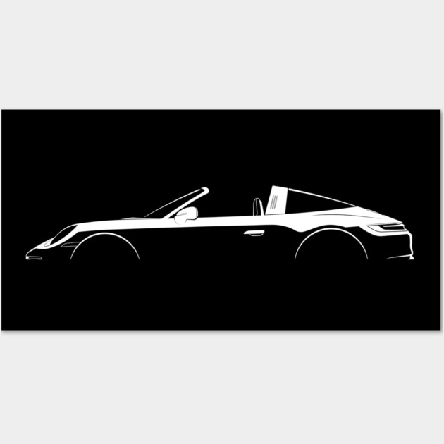 porsche silhouette vector