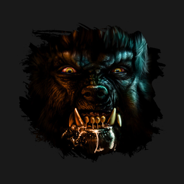 werewolf snarling