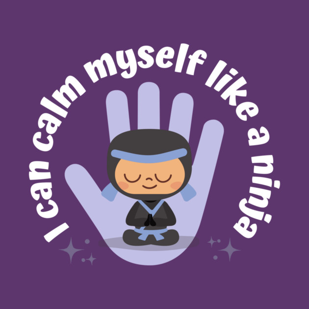 Calm Like A Ninja - Language Ninjas - T-Shirt | TeePublic