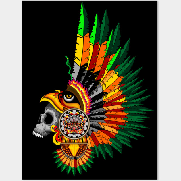 aztec eagle warrior drawing